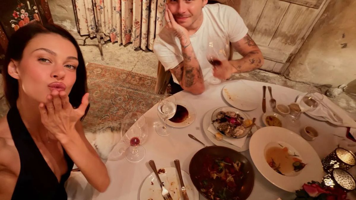 Brooklyn Beckham and Nicola Peltz Beckham Appear Relaxed